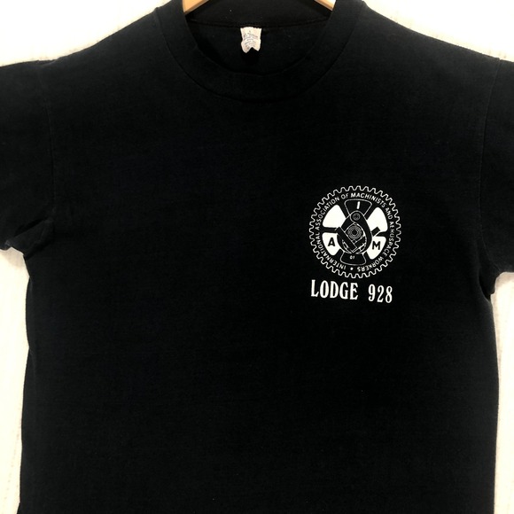 Shirts | Vintage Union Made Tshirt Iam Lodge 928 Machinist Aerospace ...